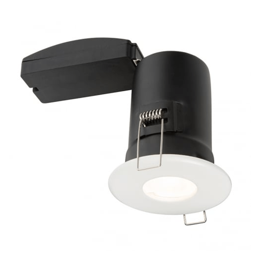 Saxby Shield Eco IP65 White Downlight — SM Electrical Supplies - Kirkcaldy