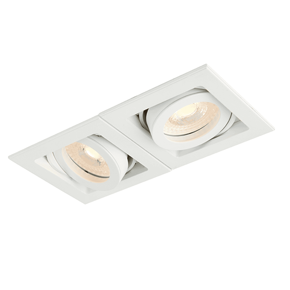 Saxby Xeno Twin LED GU10 Downlight Matt White — SM Electrical Supplies ...