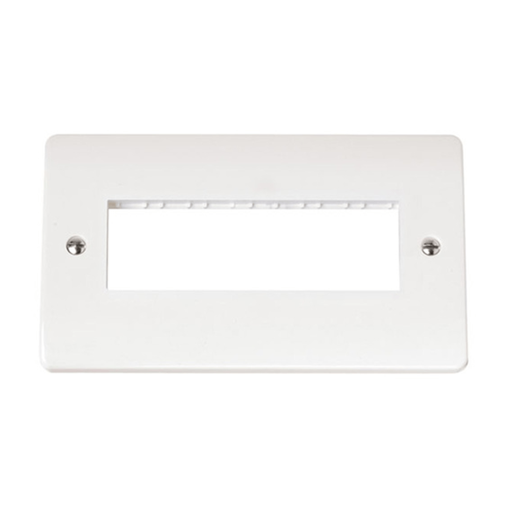 Scolmore Mode 2 Gang Switch Plate 6 Module — SM Electrical Supplies ...